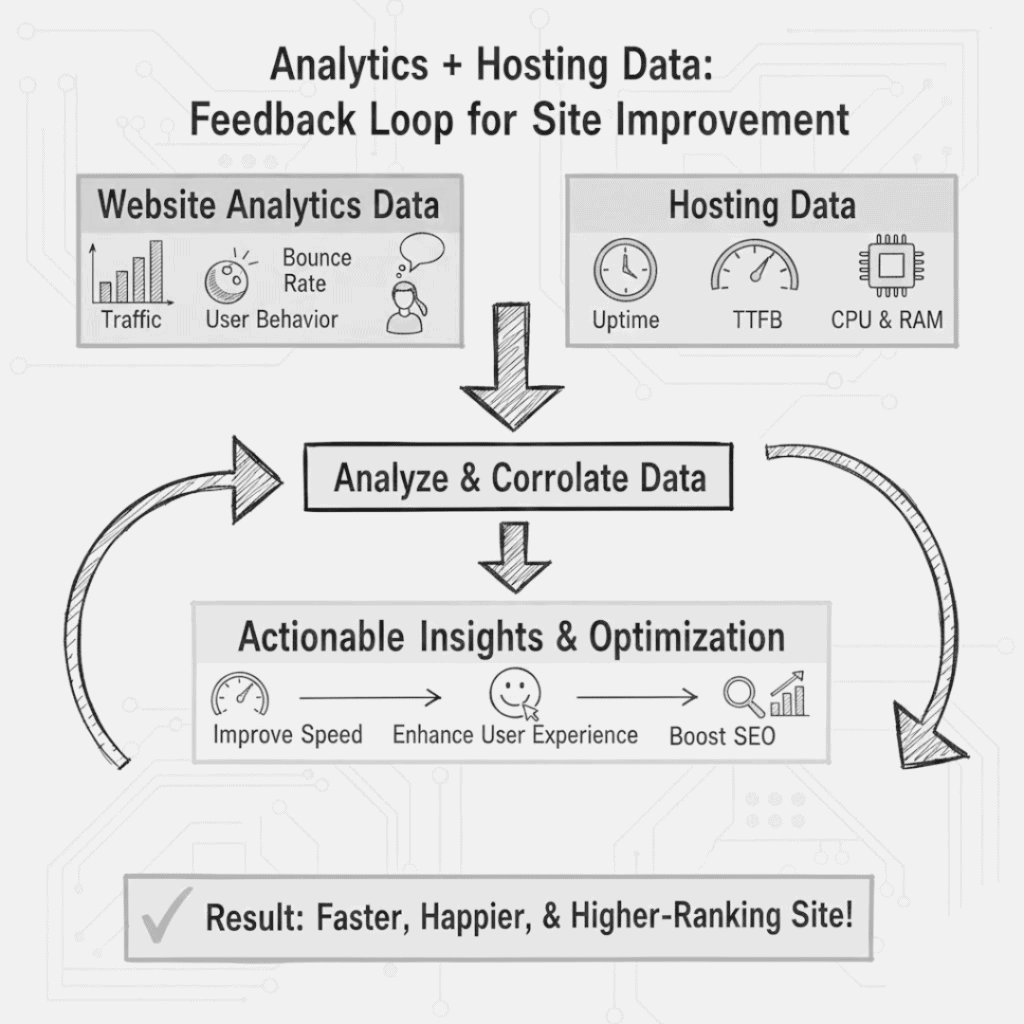 Using Website Analytics & Hosting Data to Improve Performance