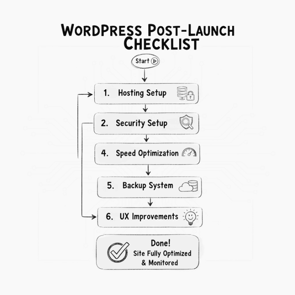 WordPress Post-Setup Checklist: Security, SEO & Speed