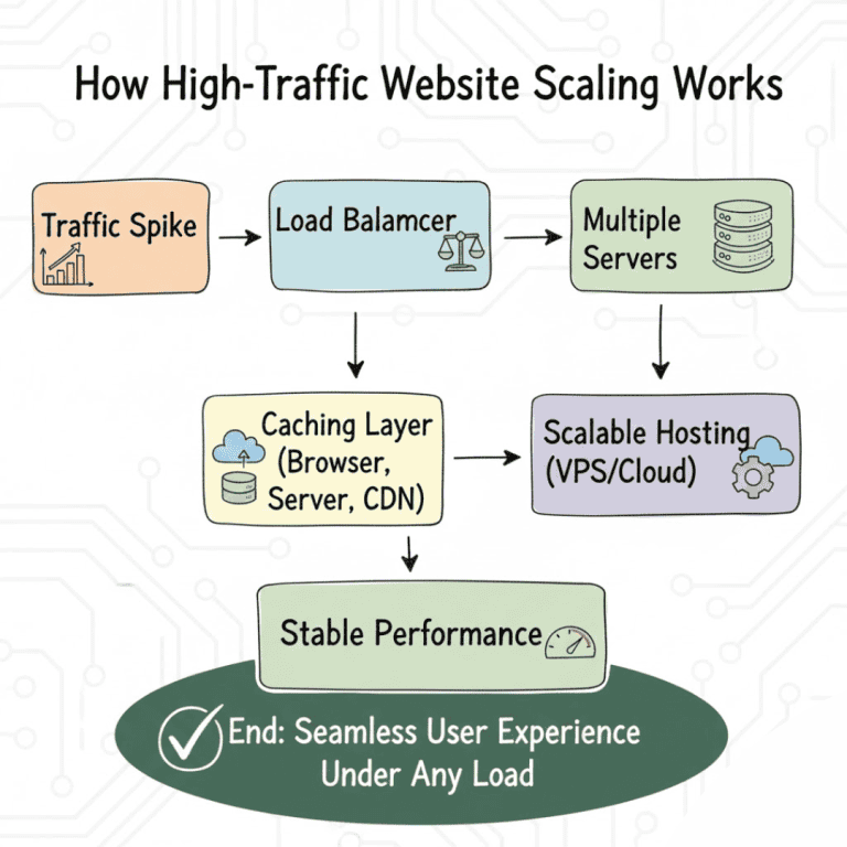Web Hosting for High-Traffic Websites: How to Scale Safely