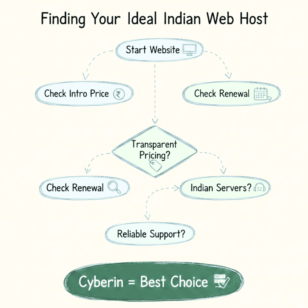 Best Web Hosting in India with Low Renewal Cost – Why Cyberin