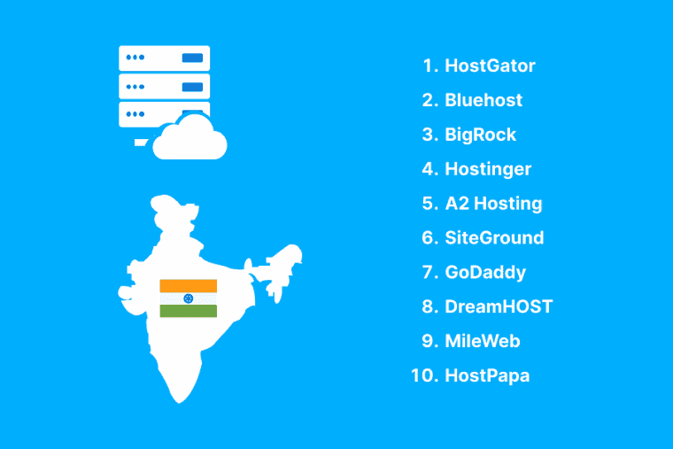 Top 10 Web Hosting Providers in India (2026 Update)